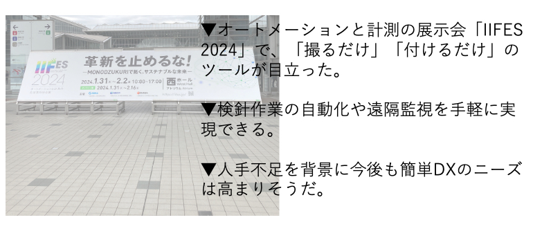 「撮るだけ」「付けるだけ」、IIFESで注目した簡単DXツール3選 | 日経クロステック（xTECH）