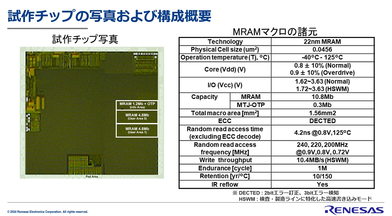 ルネサスからMRAM搭載マイコン間近、フラッシュ超える速度を実現 | 日経クロステック（xTECH）