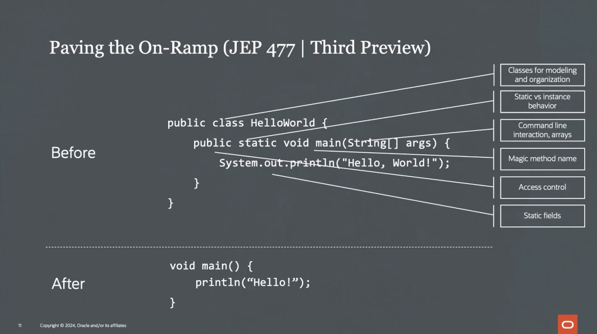 より初心者向けになったJava 23、単なる「print」で出力可能に | 日経クロステック（xTECH）