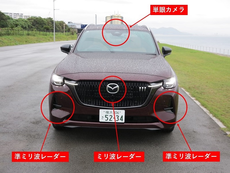 マツダ「CX-80」のADASが進化、従来システムとここが違う | 日経クロステック（xTECH）