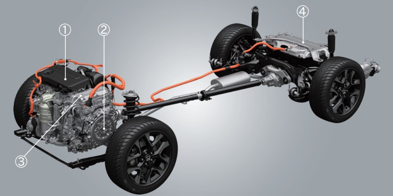 ホンダの新PFは「ICE車の4WDを造れない」、HEV優先設計が鮮明 | 日経クロステック（xTECH）