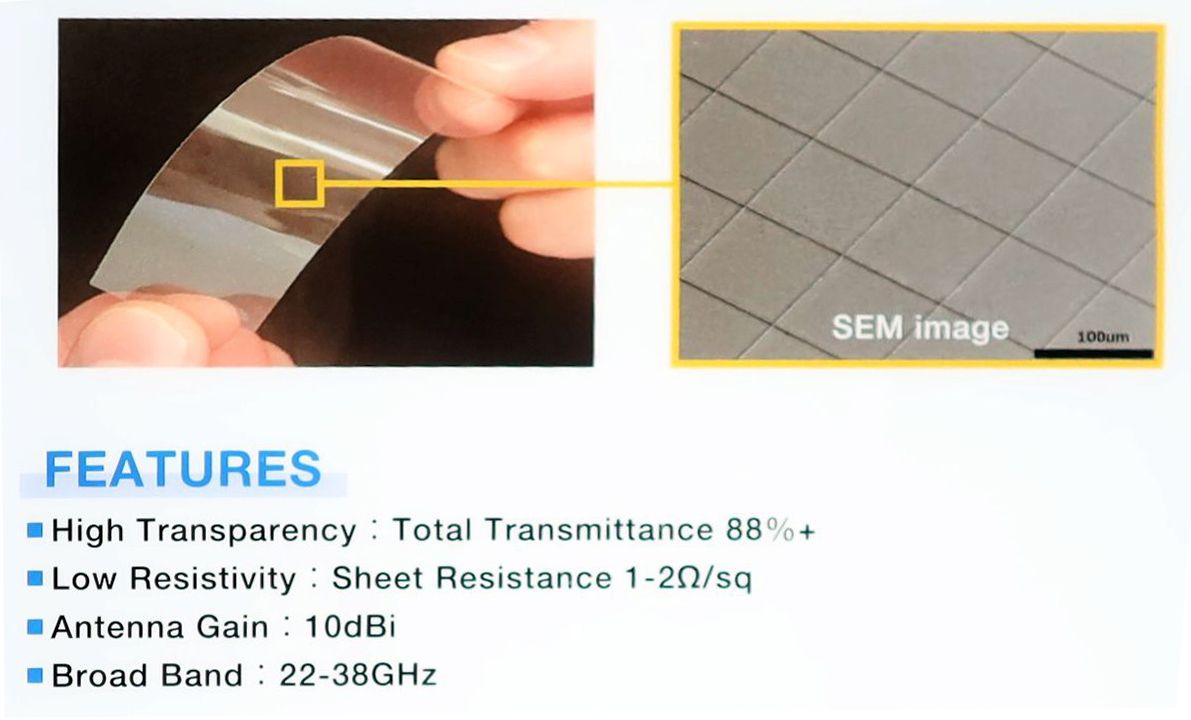 DNPなどがメタマテリアルで透明アンテナ、スマホのディスプレー面を活用 | 日経クロステック（xTECH）