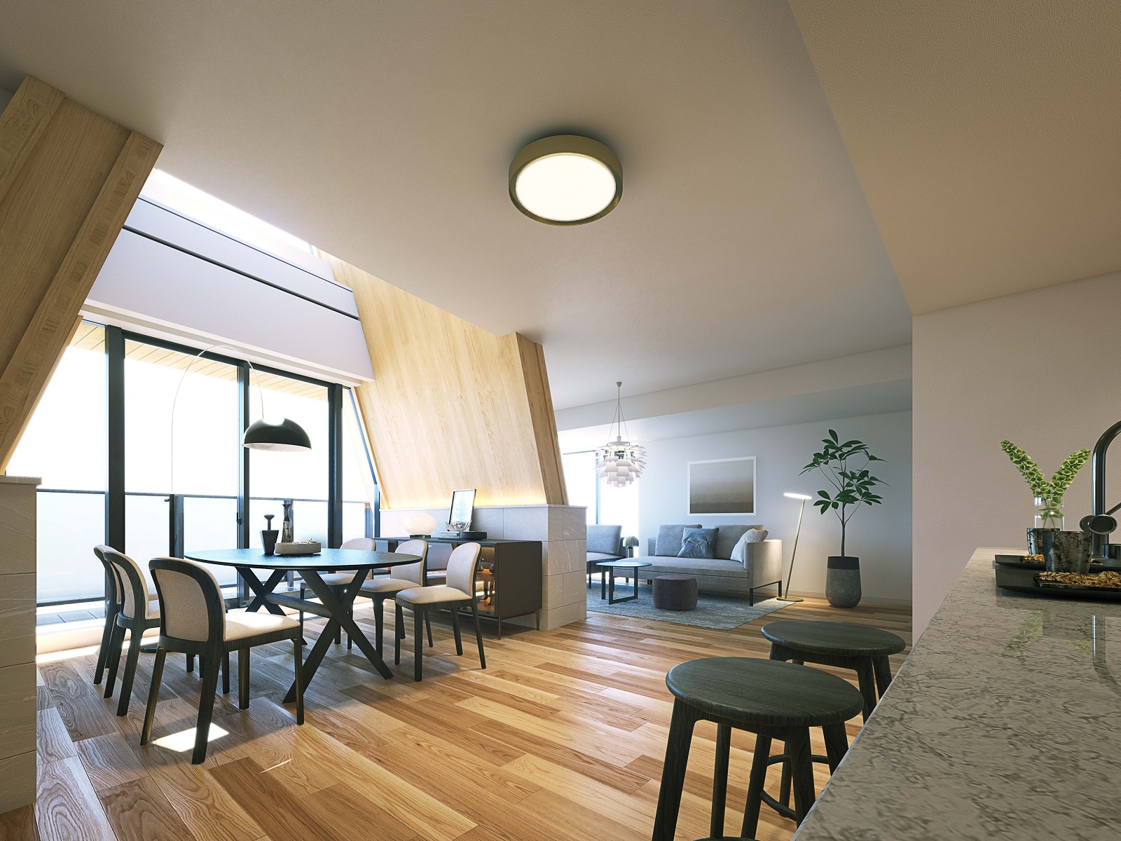 野村不動産の分譲マンション「プラウド参宮橋」で国産木材多用、CLT現しの住戸も | 日経クロステック（xTECH）