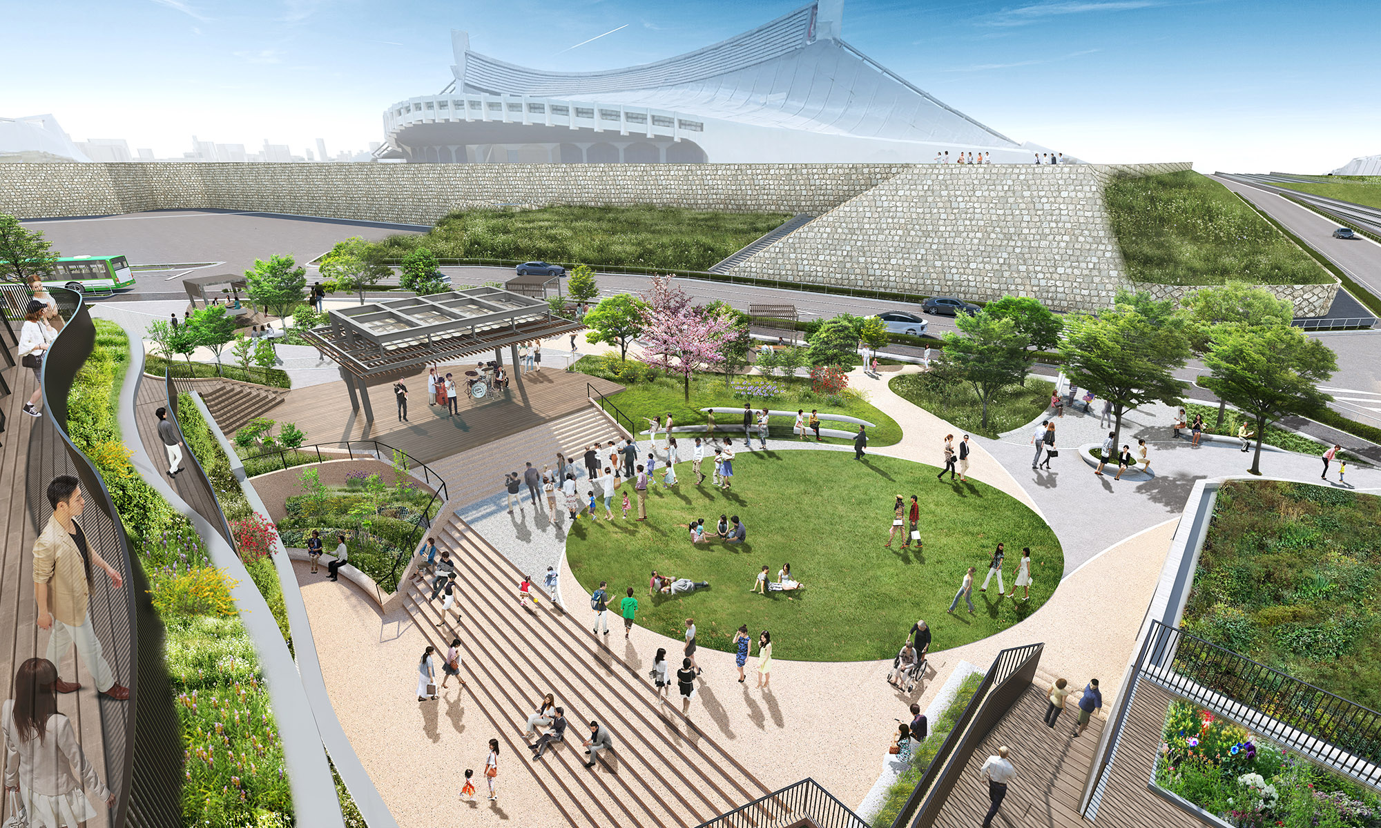 Park-PFIの「YOYOGI Park 都立代々木公園」が一部供用開始、25年6月全体完成 | 日経クロステック（xTECH）