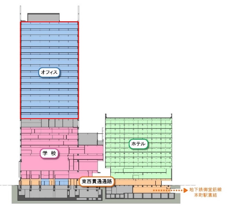 大成建設がオフィスの生涯CO2排出量を4割削減、大阪・御堂筋に26階建て超高層 | 日経クロステック（xTECH）