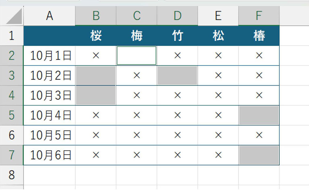 Excelの空白セル、飛び飛びでも同じ値を同時入力・強調表示も一発適用 | 日経クロステック（xTECH）