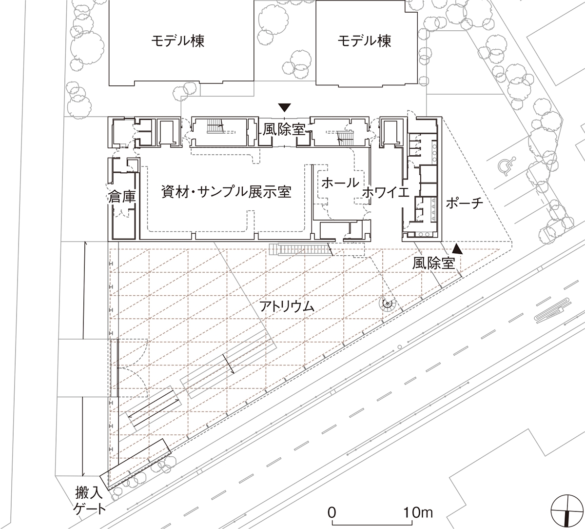 CLTの大型梁で最大56mスパンの架構を実現、木造の名手・マウントフジ | 日経クロステック（xTECH）