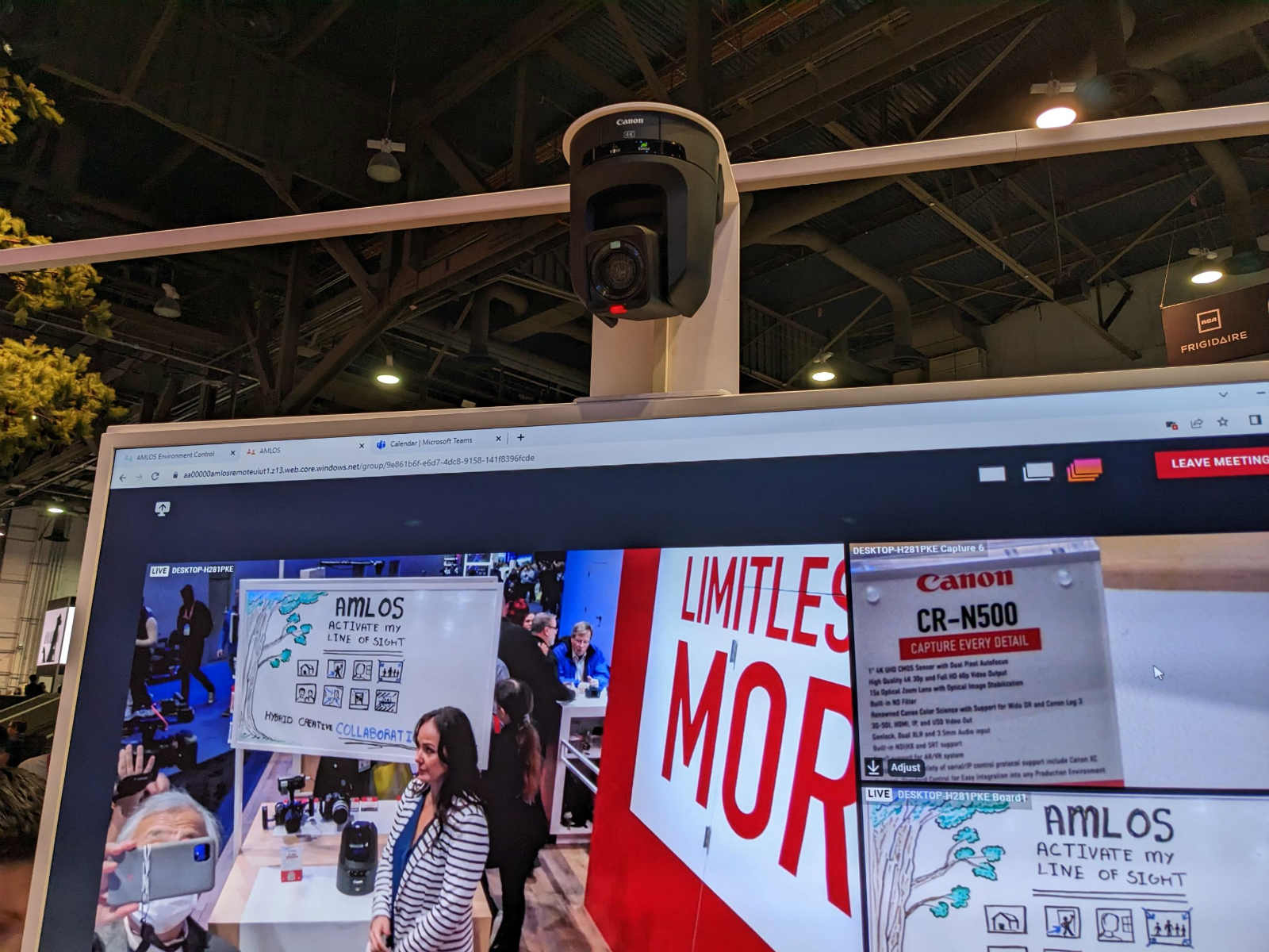 「リモートからの参加者を疎外させない」、米キヤノンの遠隔会議システムがCES 2023で人気（2ページ目） | 日経クロステック（xTECH）