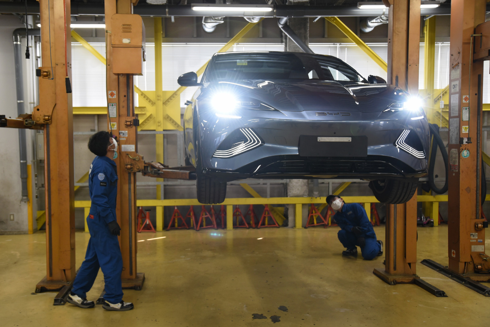 BYDのEV電池パック、ボディー構造兼ねる「CTB」があらわに | 日経クロステック（xTECH）