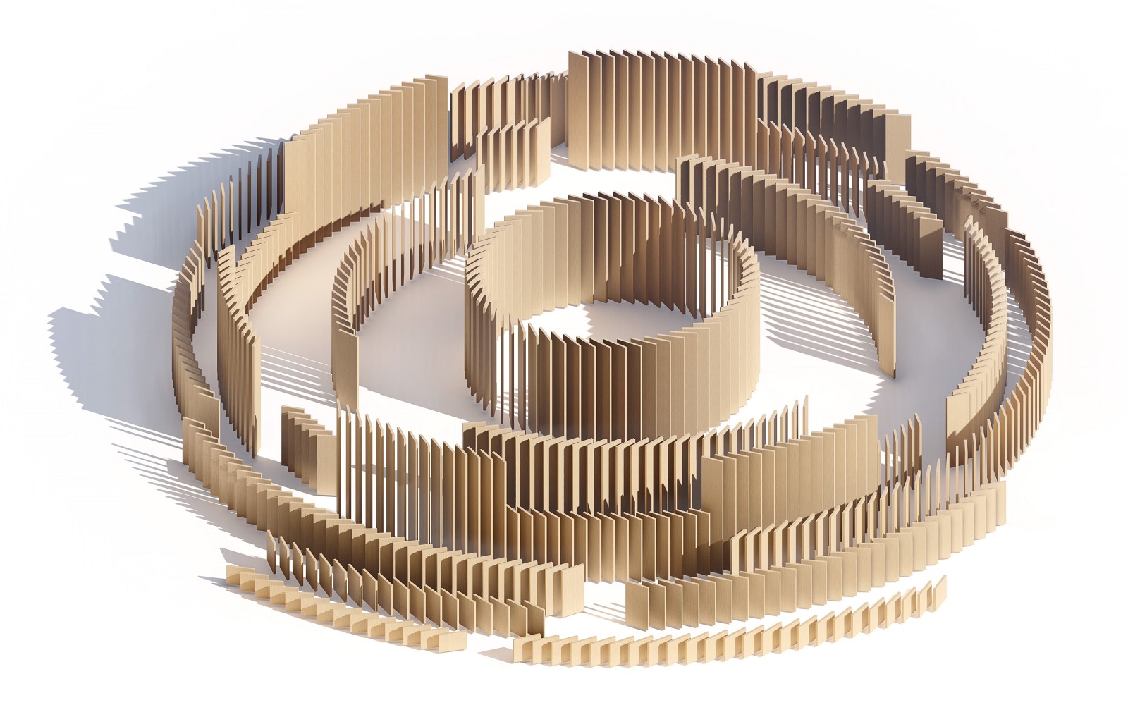 260枚のCLTパネルが囲む万博「日本館」、命の循環を円形配置の木材で表現 | 日経クロステック（xTECH）