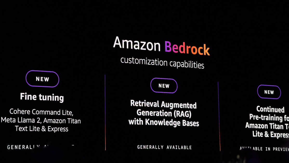AWSが生成AIサービス「Bedrock」の機能を拡張、追加学習やRAGを容易に | 日経クロステック（xTECH）