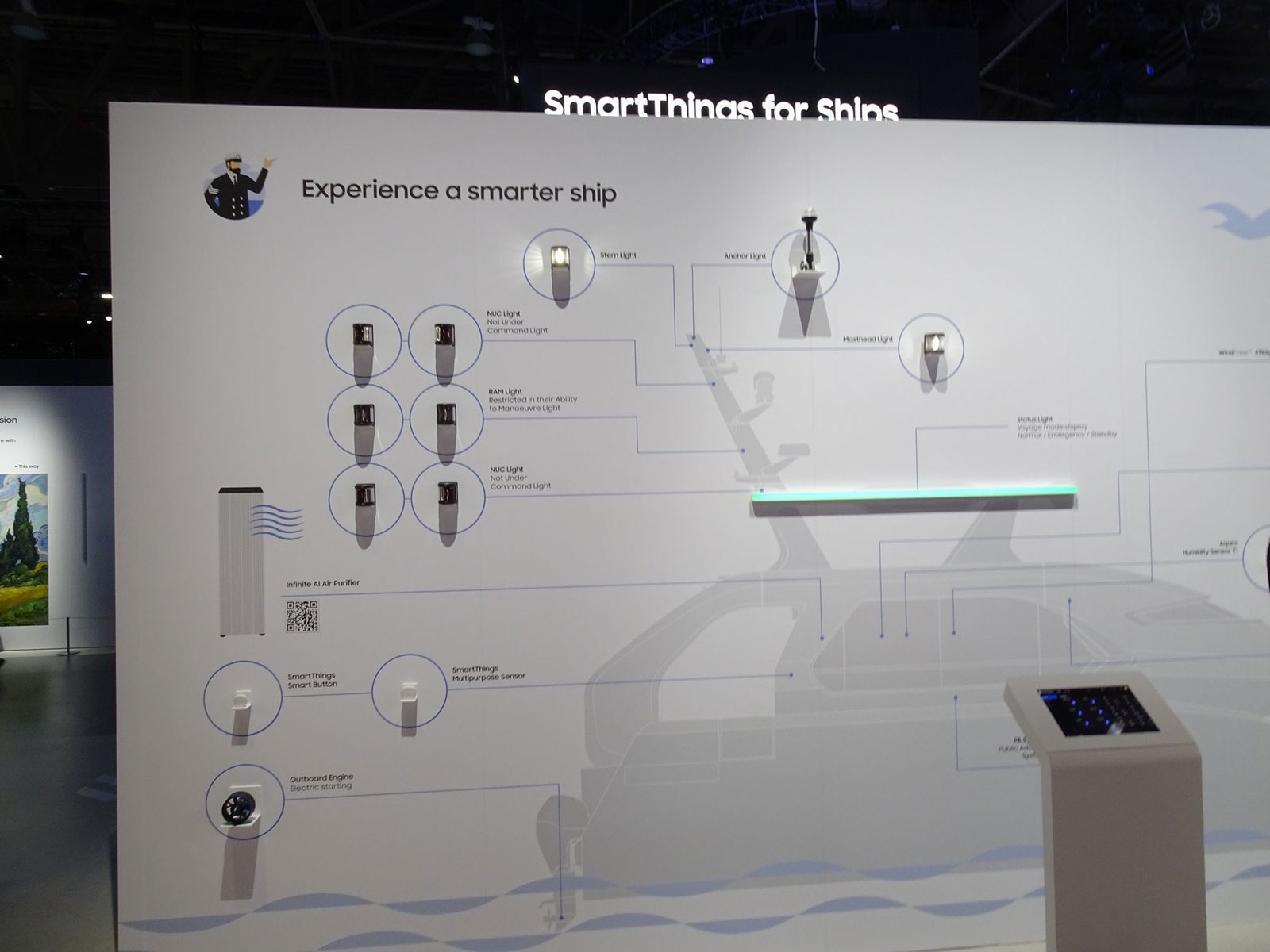 サムスン電子のCESブースに船、スマートホームの機能を洋上展開 | 日経クロステック（xTECH）