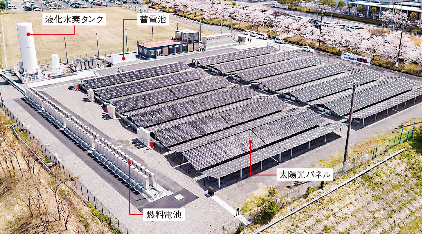 液化水素と太陽光で全電力賄う、課題はグリーン水素への移行 | 日経クロステック（xTECH）